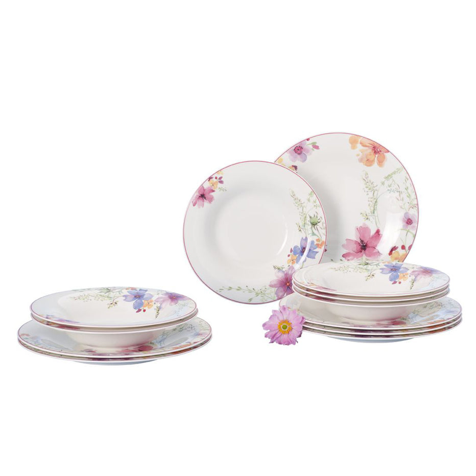 Mariefleur Basic Dinner Set 12 Pcs – Villeroy and Boch